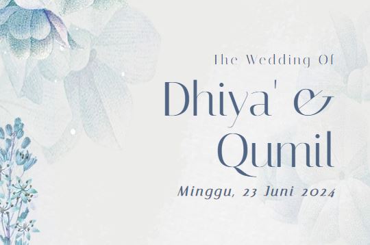 Wedding of Dhiya' & Qumil - Gasnikah
